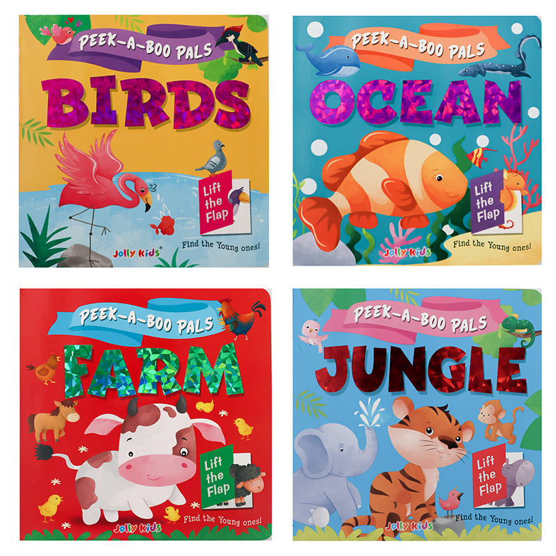 Peekaboo Pals: 4-Book Interactive Lift the Flap Bundle – DoodleVerse